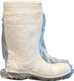 PE Plastic Boot Cover Clear - Bastion - Shopping cart cafe supplies